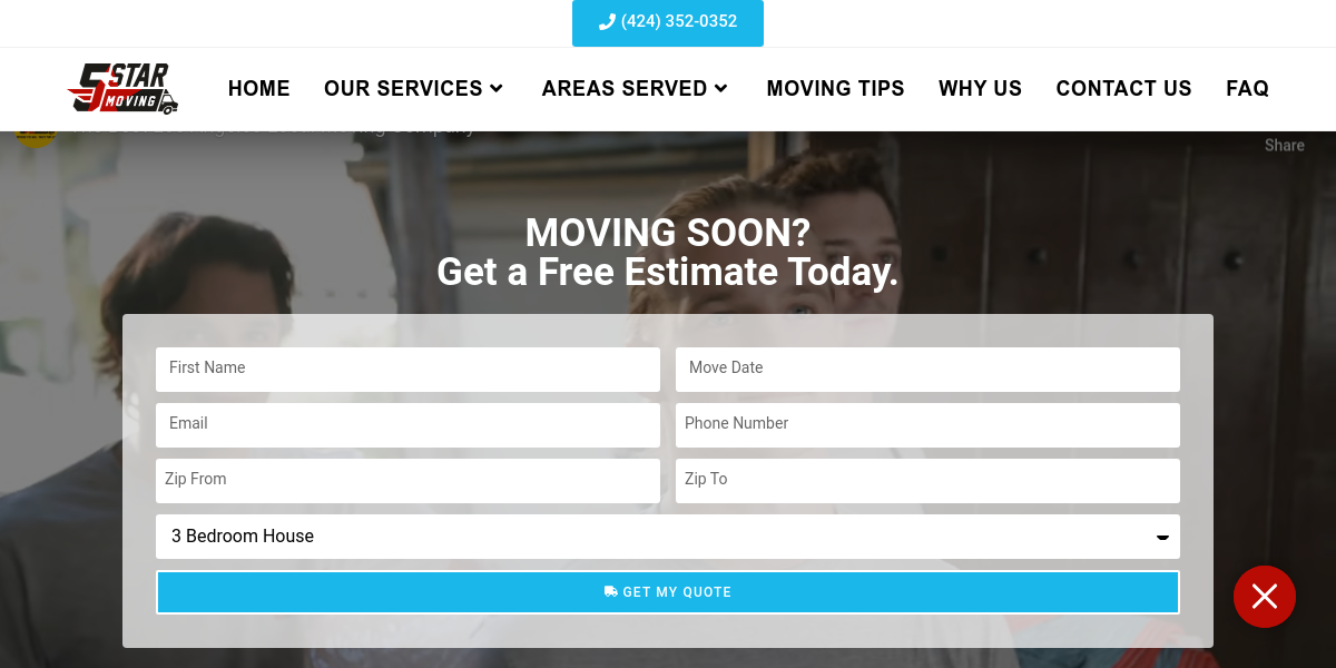 30 Best Moving Company Website Design