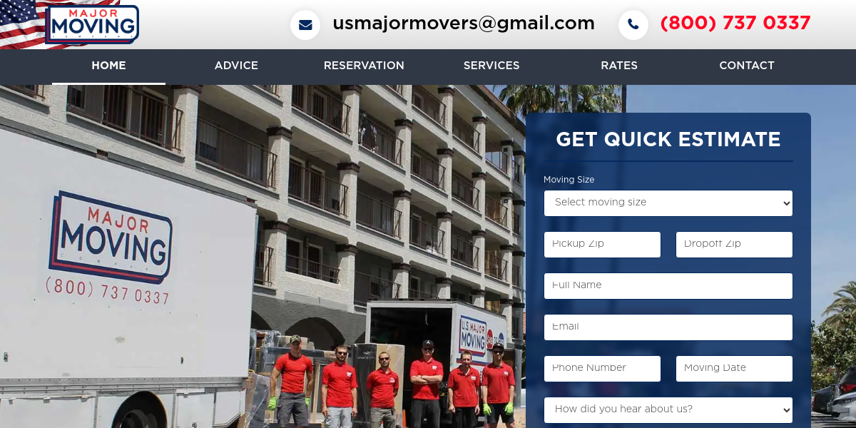 30 Best Moving Company Website Design