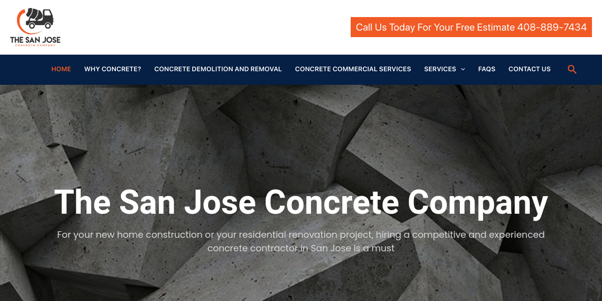 45 Best Concrete Contractor Website Design