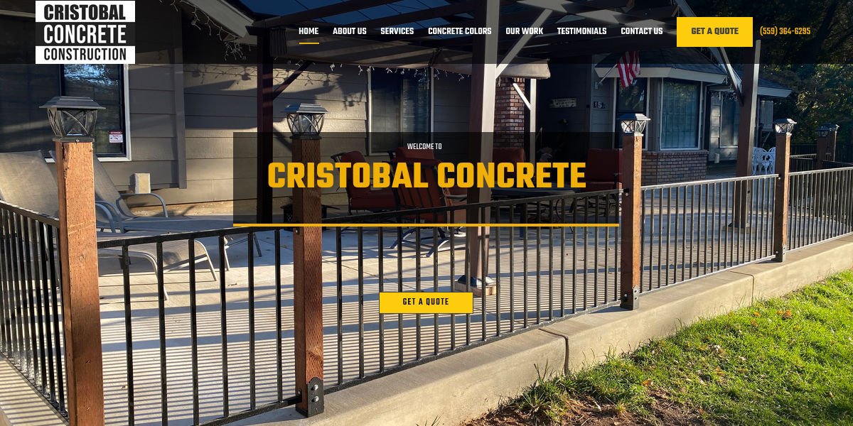 45 Best Concrete Contractor Website Design