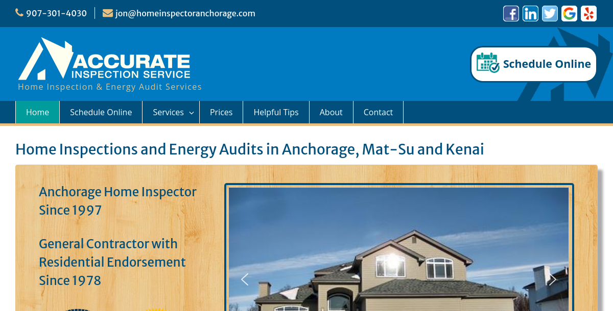 40 Best Home Inspector Website Design Examples