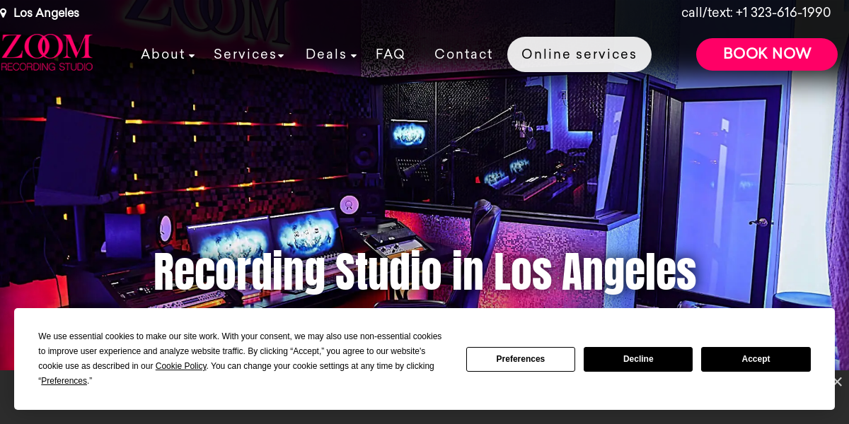 32 Best Recording Studio Website Design Ideas
