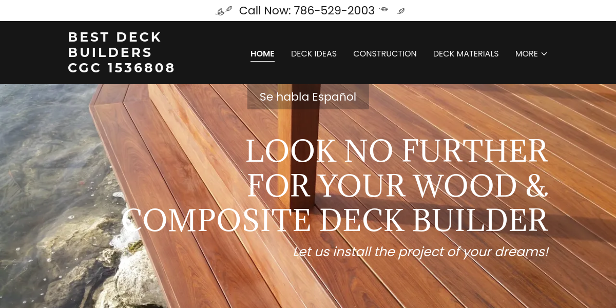 35 Best Deck Builders Website Design Inspiring