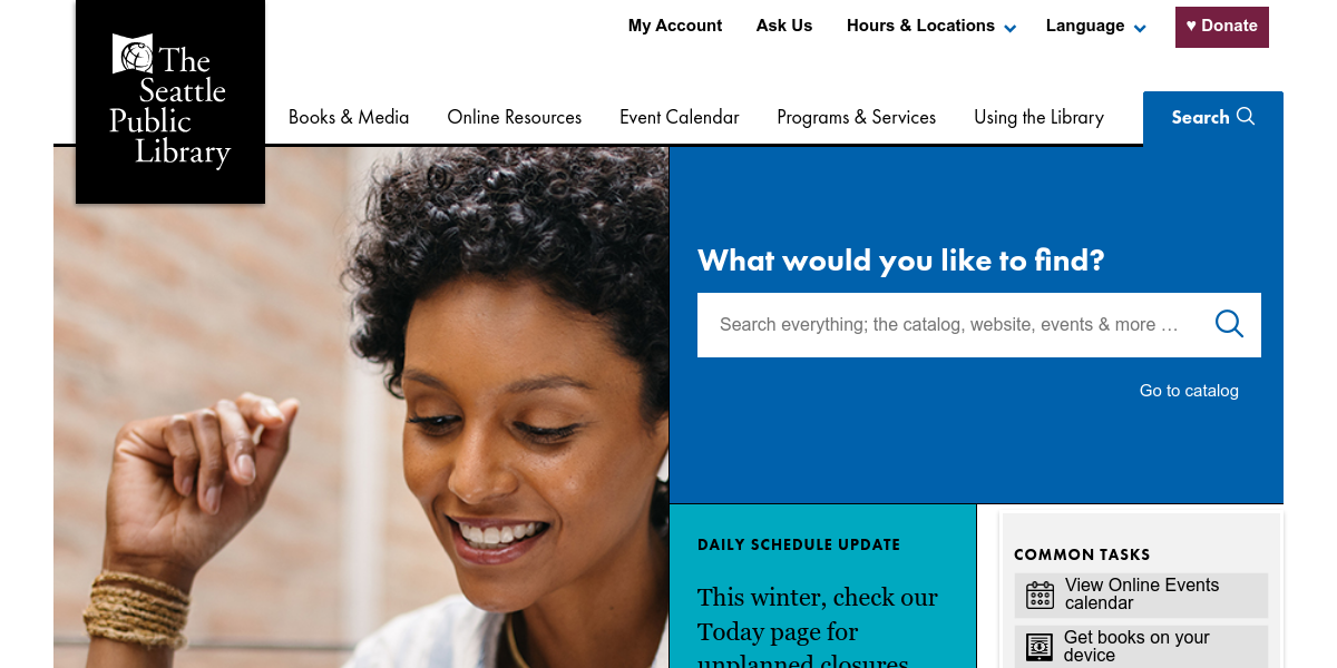 20 Best Library Website Design Ideas