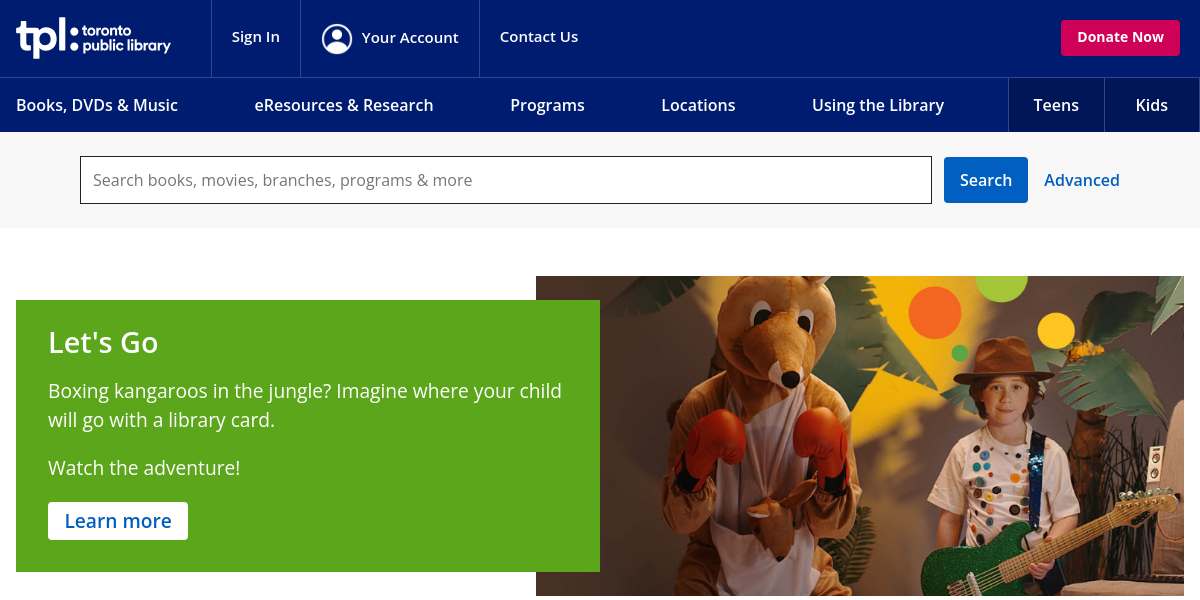 20 Best Library Website Design Ideas